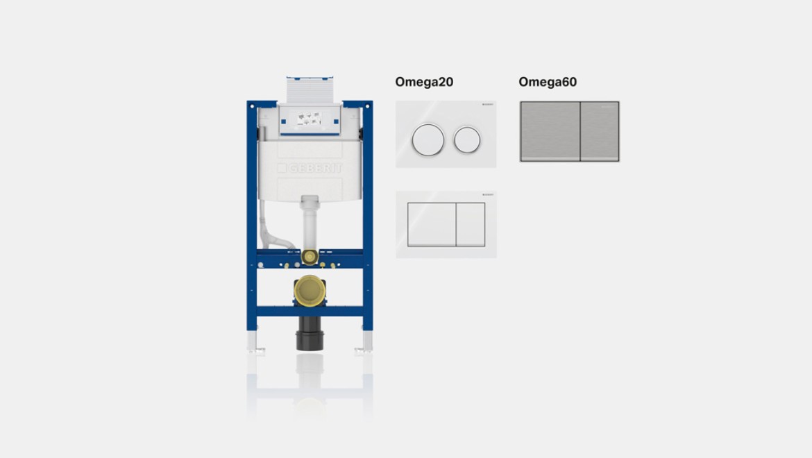 Geberit működtetőlapok és WC-öblítés-működtetések | Geberit